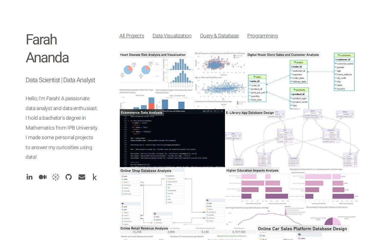 Farah Ananda's Portfolio